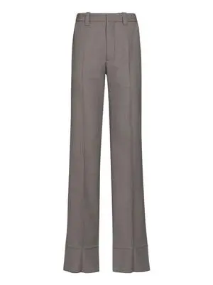 Marni Houndstooth Checked Trousers - Gray
