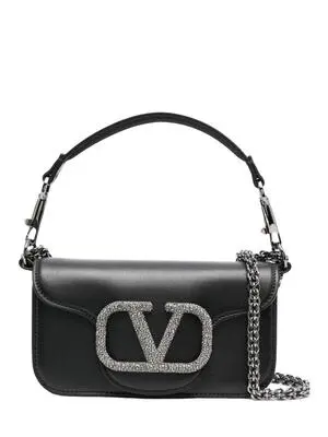 Valentino Garavani Vlogo Signature Small Shoulder Bag - Black