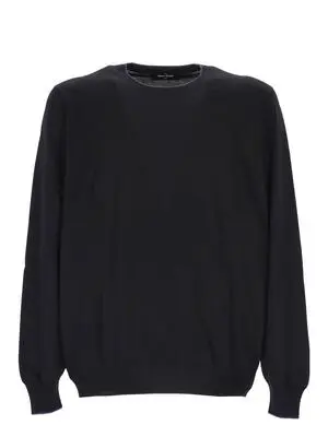 GRAN SASSO Gran Sasso Long Sleeved Crewneck Knitted Jumper Black