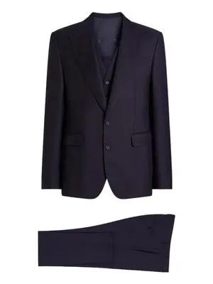 Dolce & Gabbana Dolce Gabbana Single-breasted Tailored Suit - Black