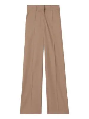 Burberry Jane Straight-leg Tailored Pants - Brown