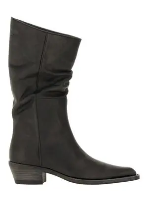 Khaite Chunky-heeled Ankle Boots - Black