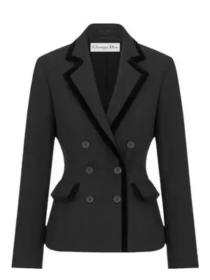 Dior Marlène Double-breasted Blazer - Black