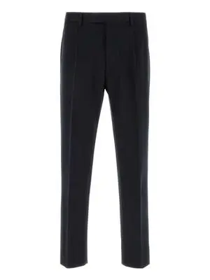 Zegna Straight-leg Tailored Trousers - Blue