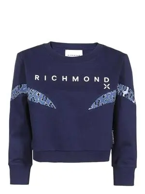 John Richmond Crew Neck Long Sleeve Sweater - Blue
