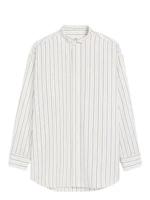 AMI Ami Paris Oversized Striped Shirt
