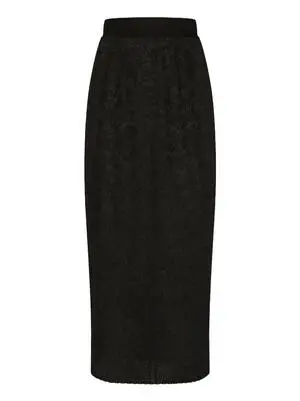 Dolce & Gabbana Lace Calf-length Skirt - Black
