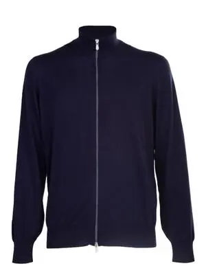 Brunello Cucinelli Zip-up Cardigan - Blue