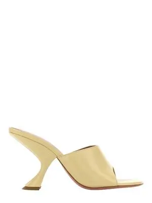 Amina Muaddi Open-toe High-heeled Sandals - Nude
