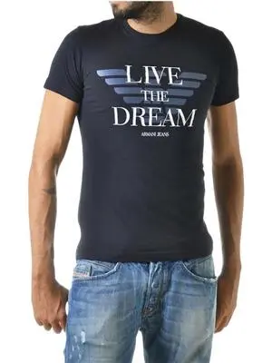Emporio Armani Logo Details T-shirt - Black