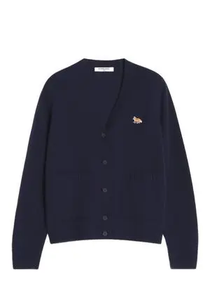 Maison Kitsuné Maison Kitsuné Baby Fox Patch Cardigan Navy