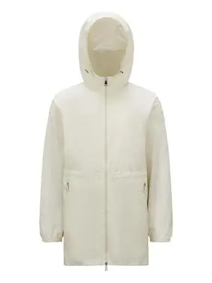 Moncler Drawstring Hooded Jacket - White
