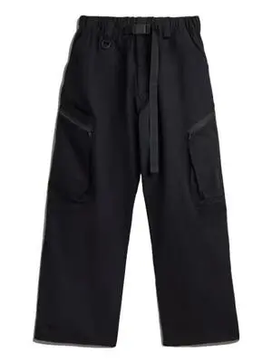 Y3 Y-3 Pleated Detail Cargo Trousers
