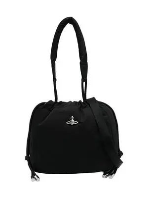 VIVIENNE WESTWOOD Drawstring Tote Bag - Black