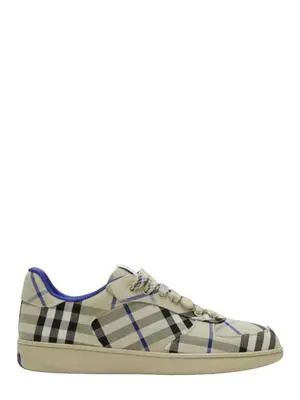 Burberry Burberry Vintage Check Lace-Up Sneakers Lichen