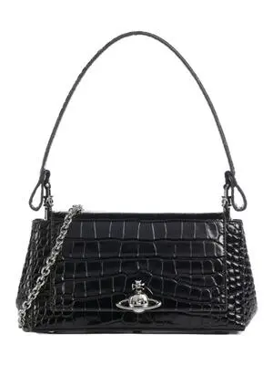 VIVIENNE WESTWOOD Orb Plaque Embossed Tote Bag - Black