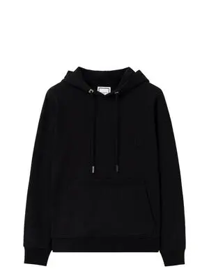 WOOYOUNGMI Floral Motif Drawstring Hoodie - Black