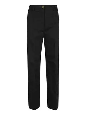 PATOU Wide-leg Tailored Trousers - Black