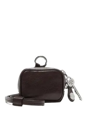 Acne Studios Camero Clip Mini Bag - Chocolate Brown