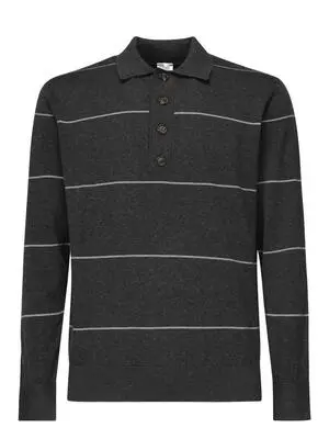 Eleventy Buttoned Knitwear - Black