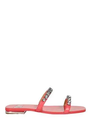 MICHAEL KORS Michael Kors Embellished Logo Flat Sandals