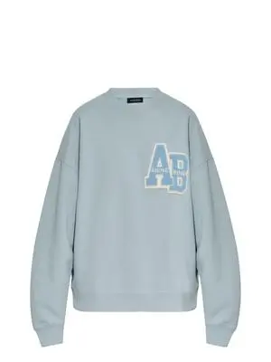 ANINE BING Graphic Cotton Sweatshirt - Gray