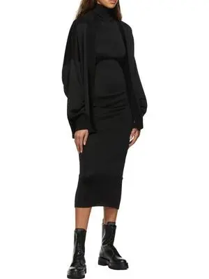 ALAÏA Alaia Rib Knitted Spliced Dress