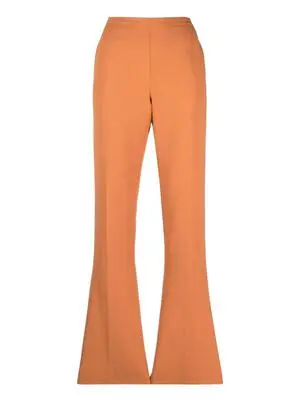 FORTE_FORTE Tailored Pressed-crease Trousers - Orange