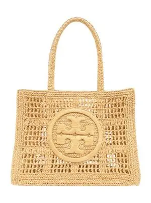 Tory Burch Tory Burch Ella Crochet Tote Bag Nude