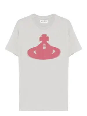 VIVIENNE WESTWOOD Halftone Orb T-shirt - Grey