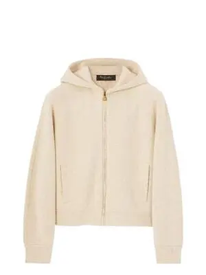 Loro Piana Zippered Hooded Sweatshirt - Beige