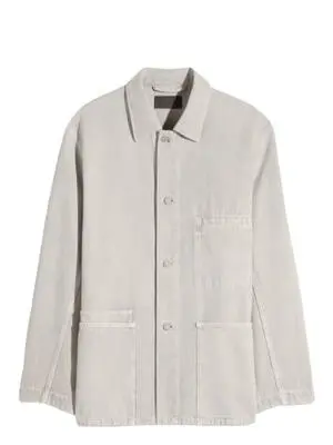 LEMAIRE Pocket Detailed Overshirt - Moonstone