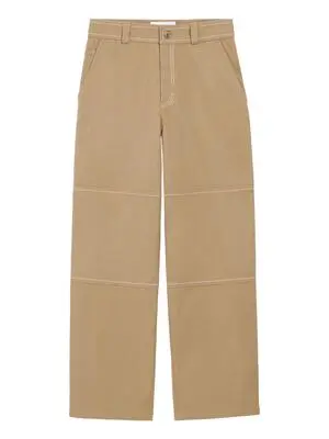Ami Worker Trousers - Taupe