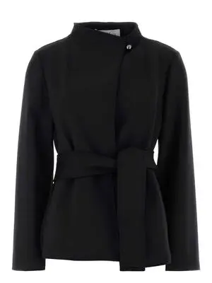 Max Mara Max Mara Belted Jacket Black