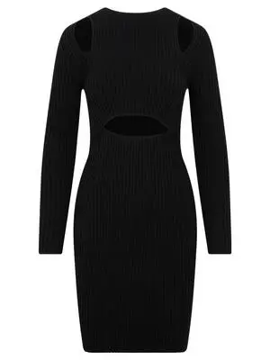 SIMKHAI Jonathan Simkhai Ribbed Cutout Sheath Dress