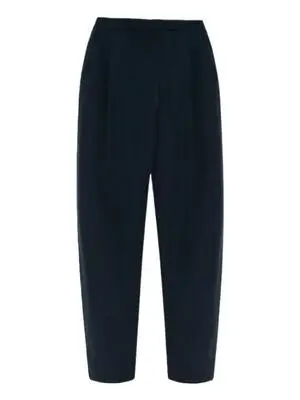 Alaïa Pleated Trousers - Black