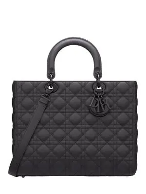 Dior Dior Large Lady Bag Black