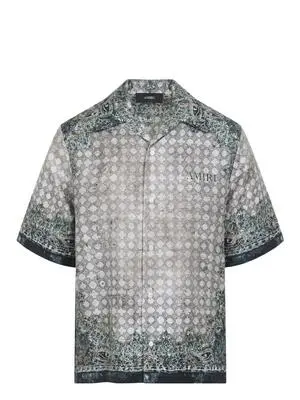 Amiri Bandana Print Short Sleeve Shirt - Multi