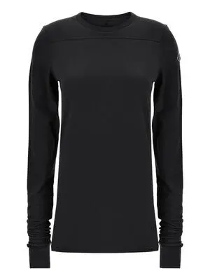 Moncler Embroidered Logo Jumper - Black