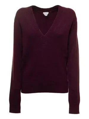 BOTTEGA VENETA Bottega Veneta V-Neck Long-Sleeved Jumper