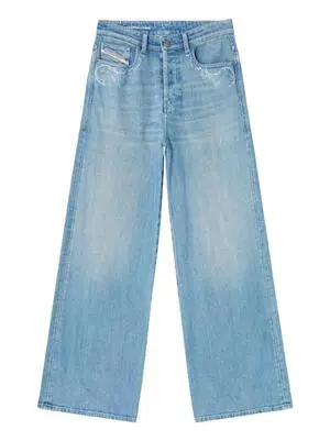DIESEL® Diesel 1996 D-Sire-S6 Embroidered Jeans Medium Blue