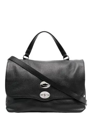 ZANELLATO Zanellato Logo Shoulder Bag Black