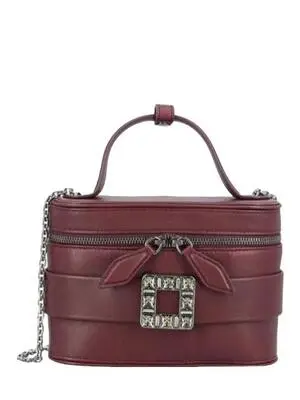 ROGER VIVIER Embellished Zipped Tote Bag - Purple