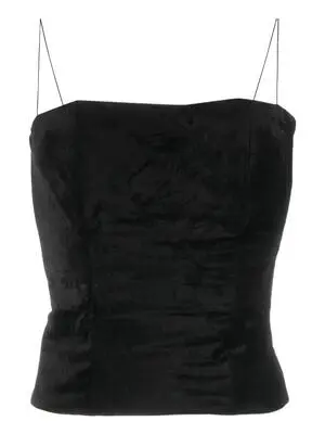 FORTE_FORTE Spaghetti Strap Camisole - Black