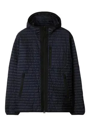 Burberry Quilted Hooded Puffer Jacket - Indigo Purple