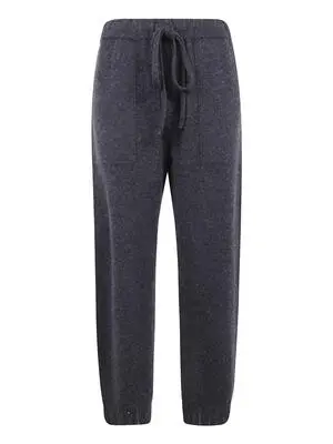 UMA WANG Elastic Waist Casual Pants - Dark Grey