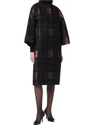 Max Mara Cocoon Coat - Black