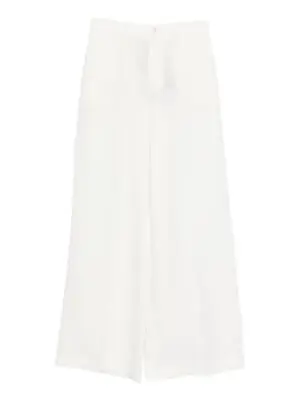 TWINSET Wide-leg Tailored Trousers - White