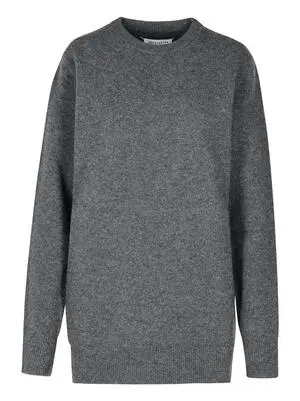 MAISON MARGIELA Embroidered Crewneck Sweater - Black