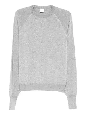 Eleventy Raglan Crewneck Knitted Sweater - White